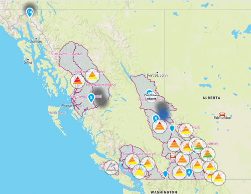 Avalanche Canada Bulletin Widget - Powder Canada