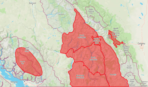 Special Public Avalanche Warning for Southern BC and Western Alberta ...